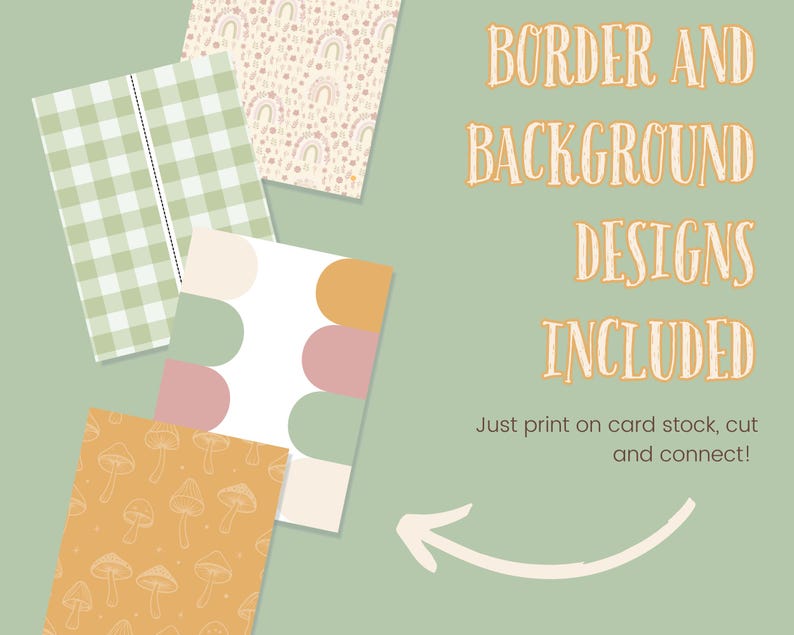 Cozy Classroom Decor Bundle, Cottagecore, Editable Canva Template for ...