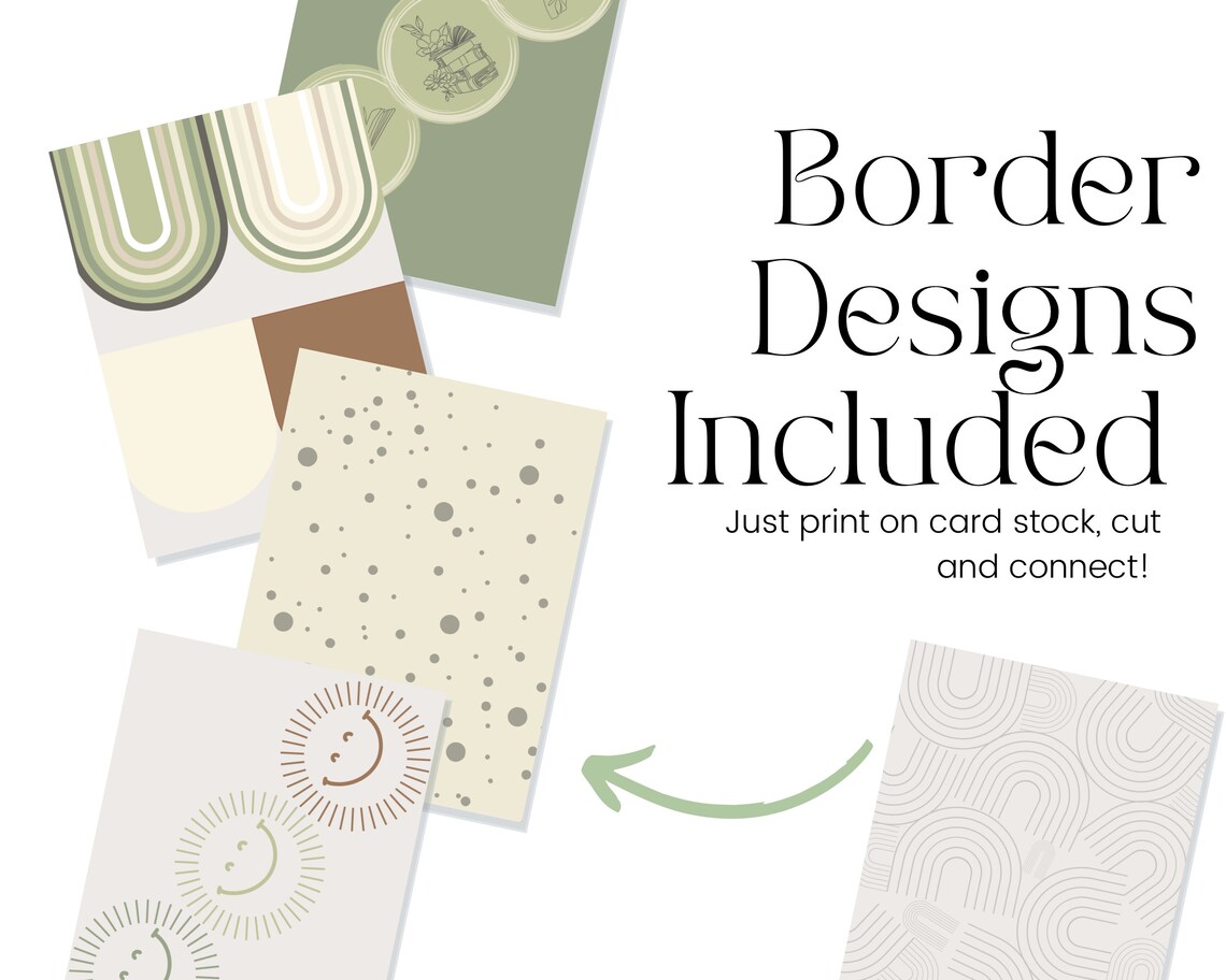 Boho Neutral Classroom Decor Bundle, Editable Canva Template for ...