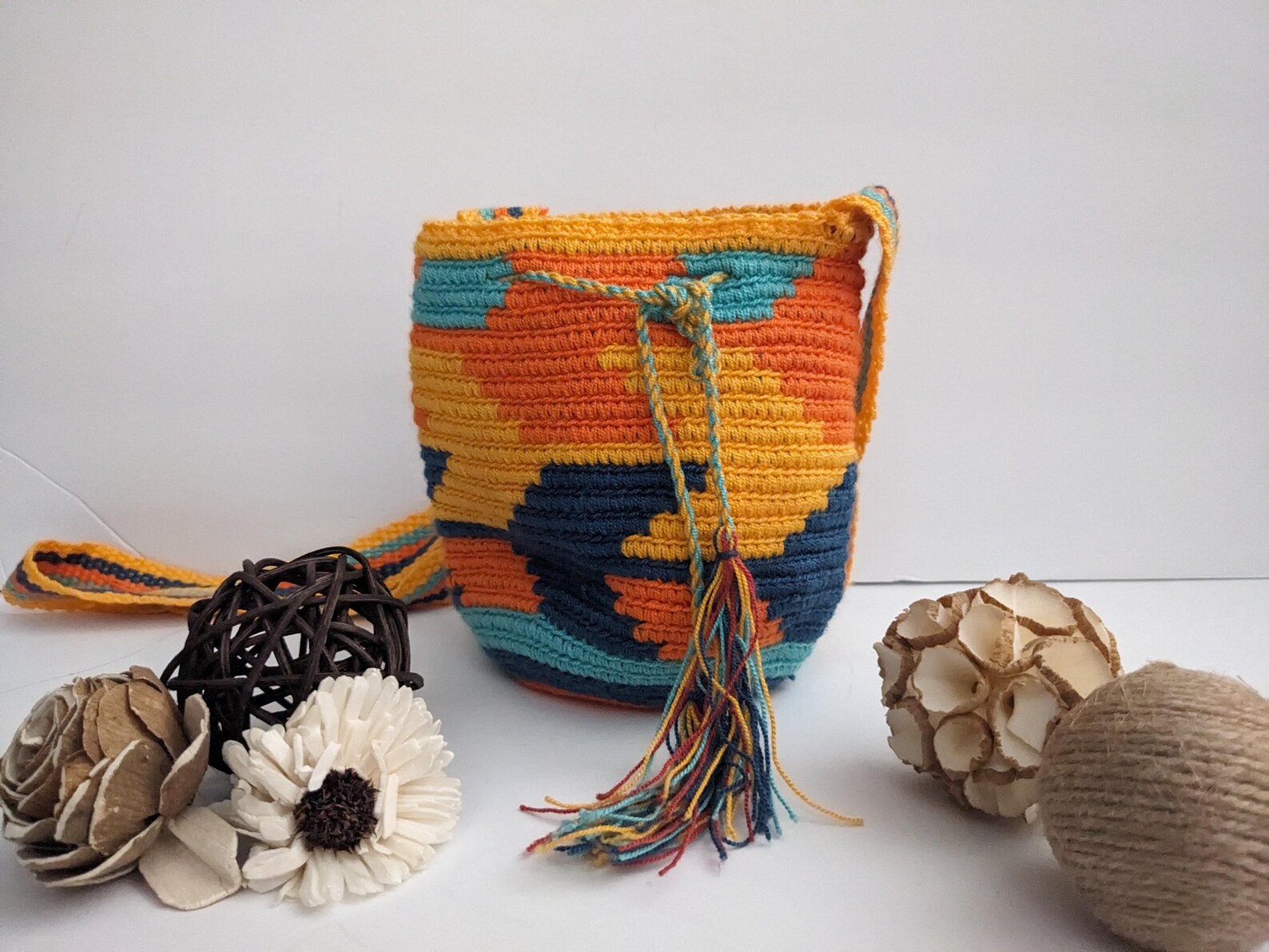 Colorful Handmade Colombian Small Mochila - Etsy