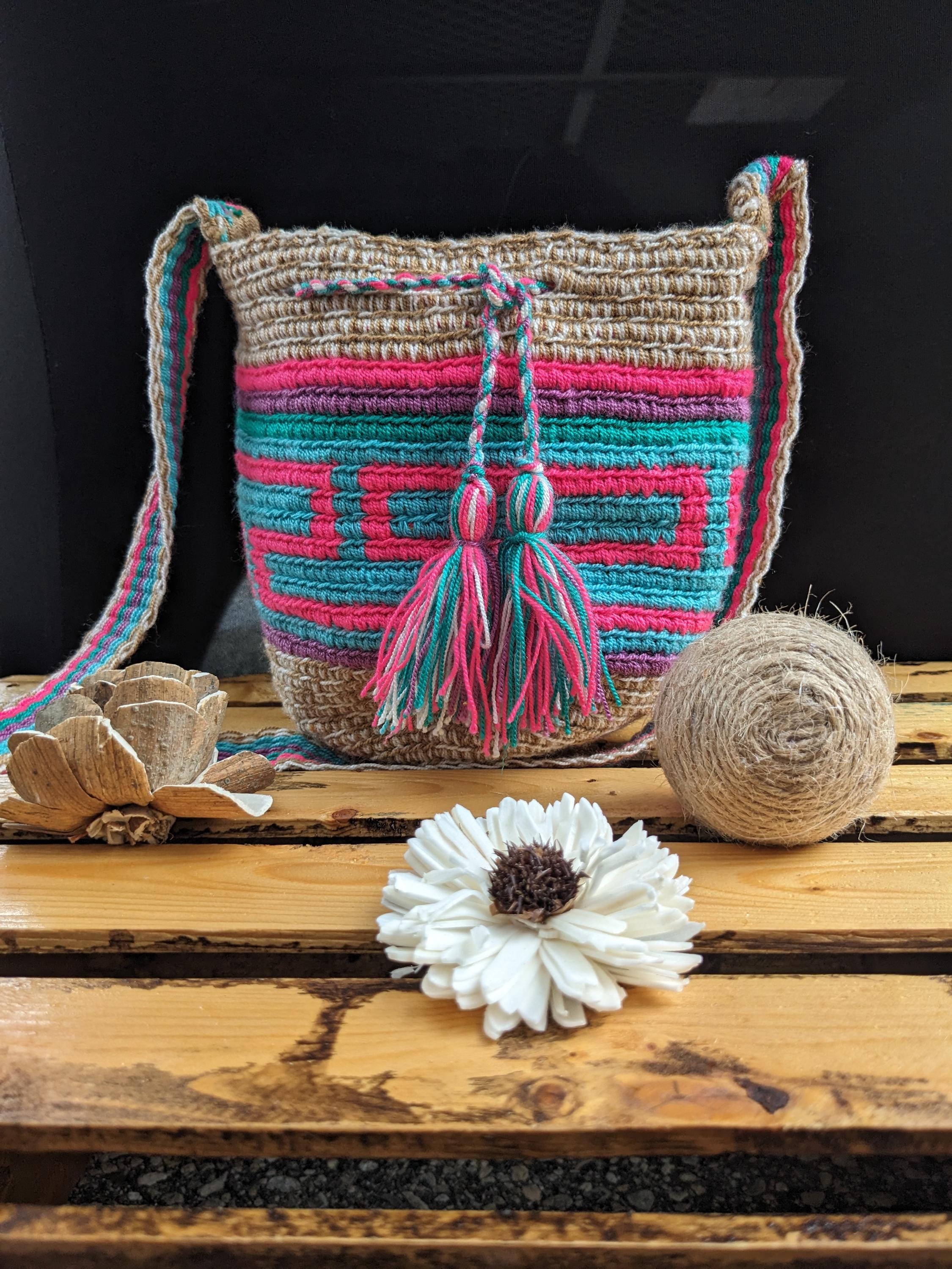 Colorful Handmade Colombian Small Mochila - Etsy