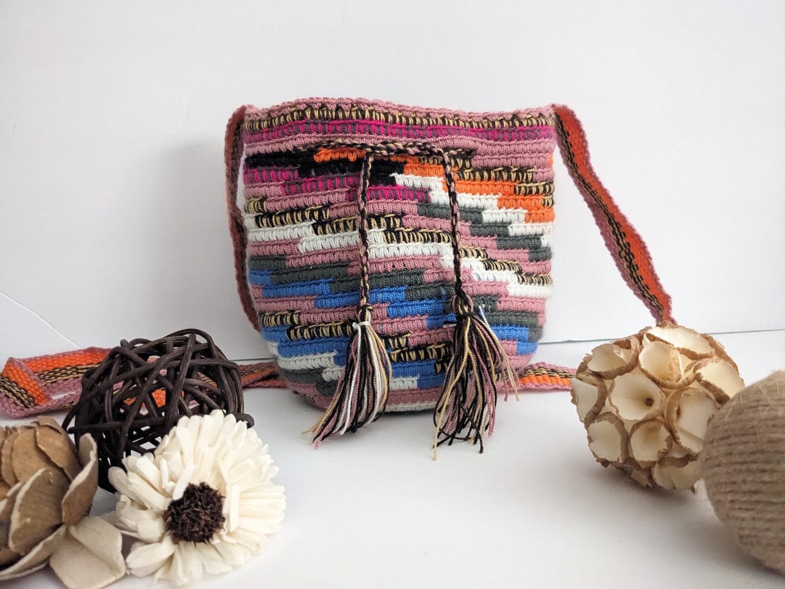 Colorful Handmade Colombian Small Mochila - Etsy