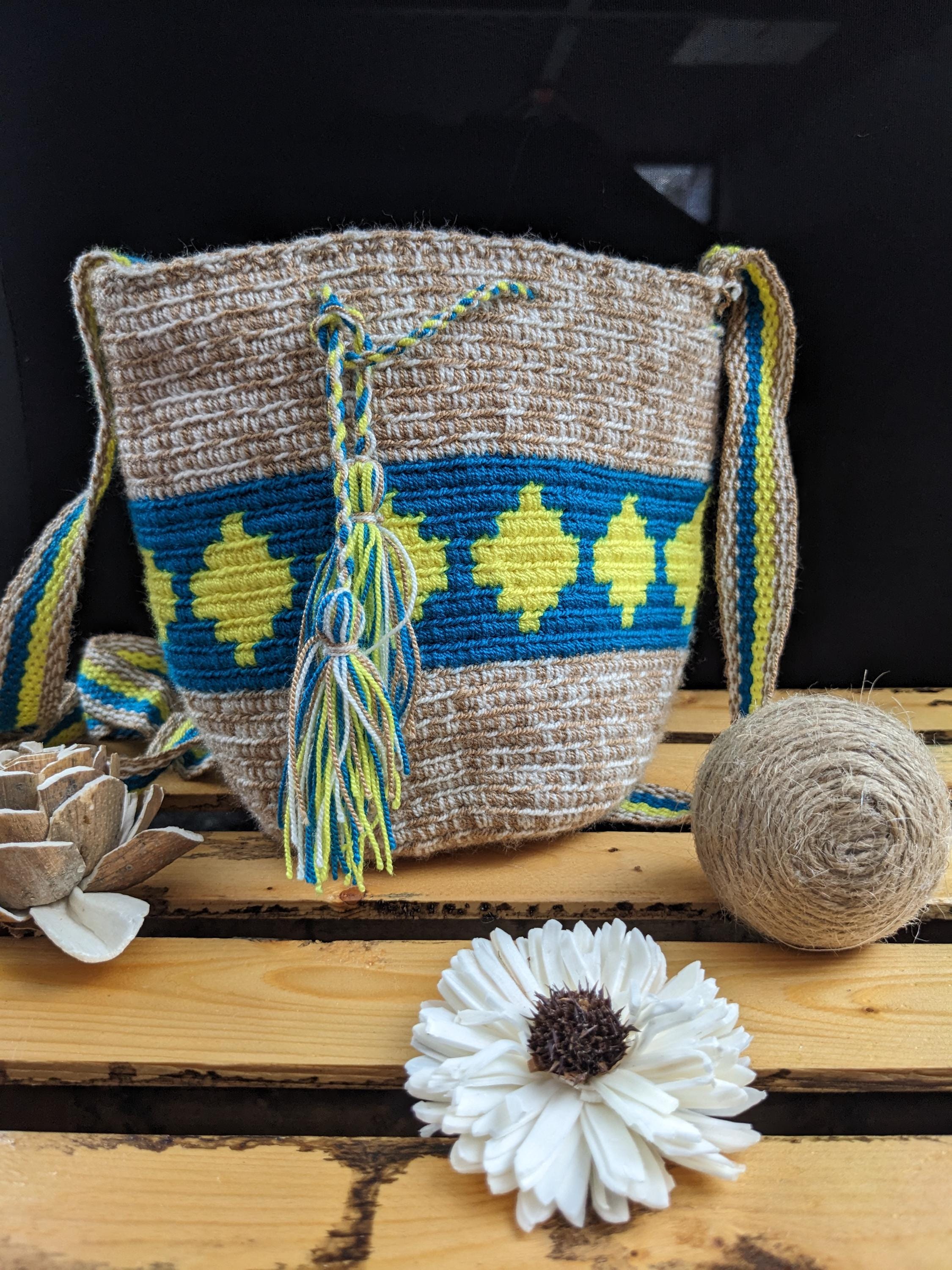 Colorful Handmade Colombian Small Mochila - Etsy