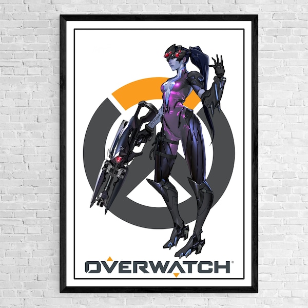 Overwatch Widowmaker Poster Etsy Israel