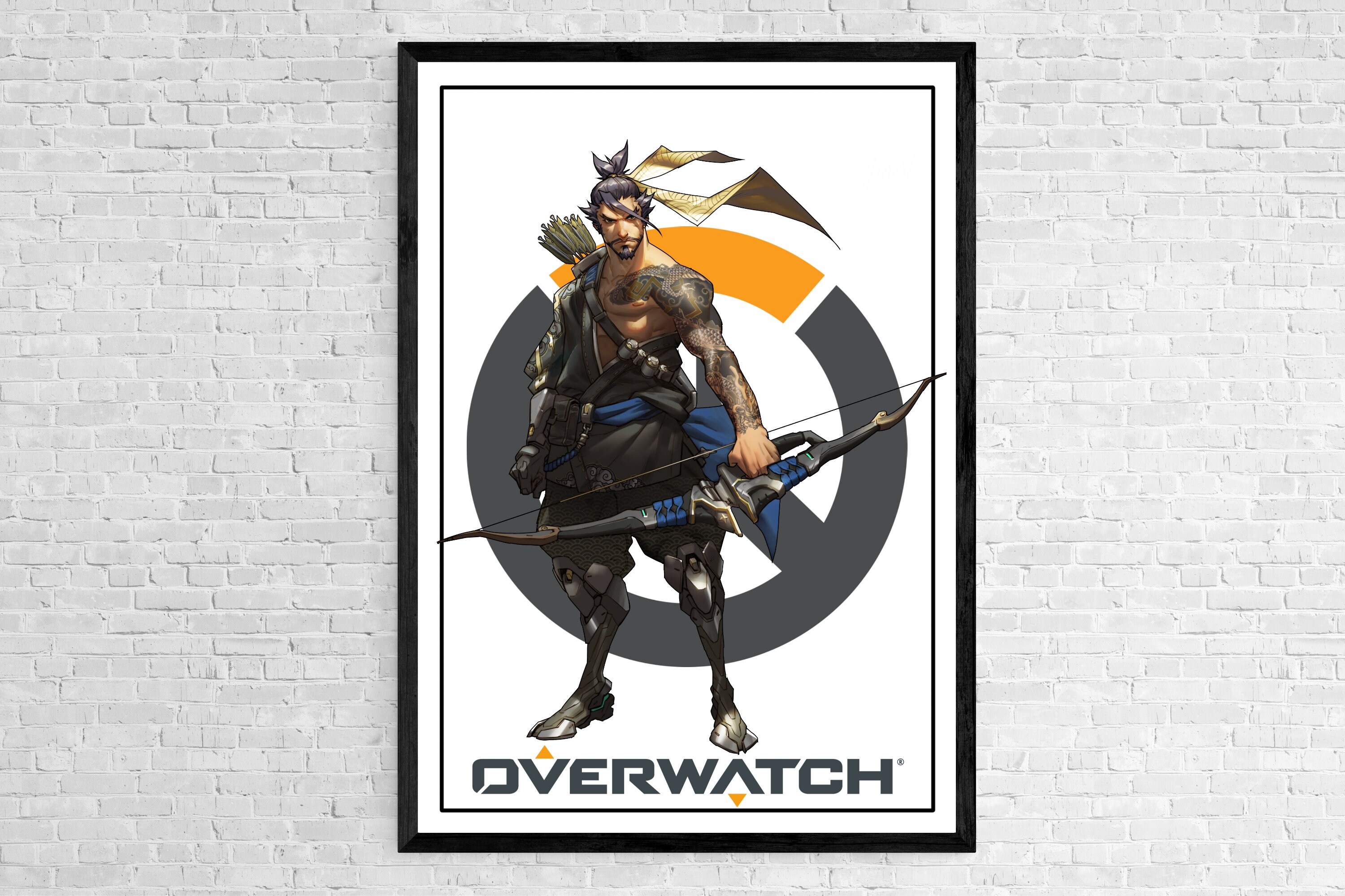 Hanzo Original Overwatch Poster Cover Art Print - Etsy