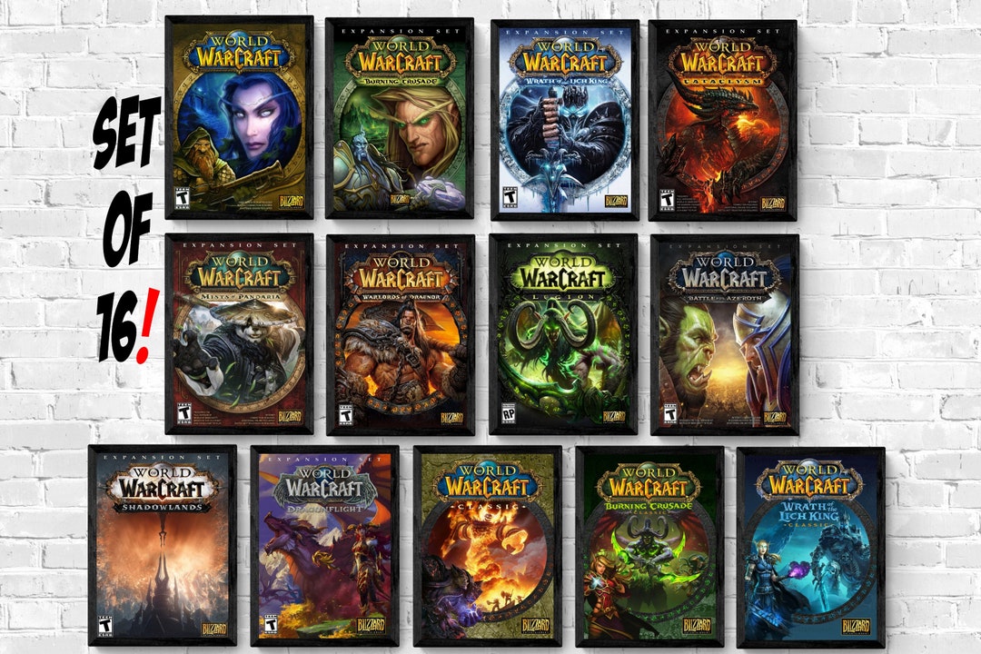 Original Collection World of Warcraft Poster (Instant Download) - Etsy