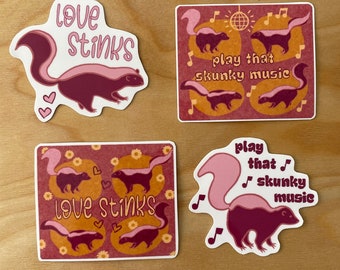 Funny Skunk Sticker - Etsy