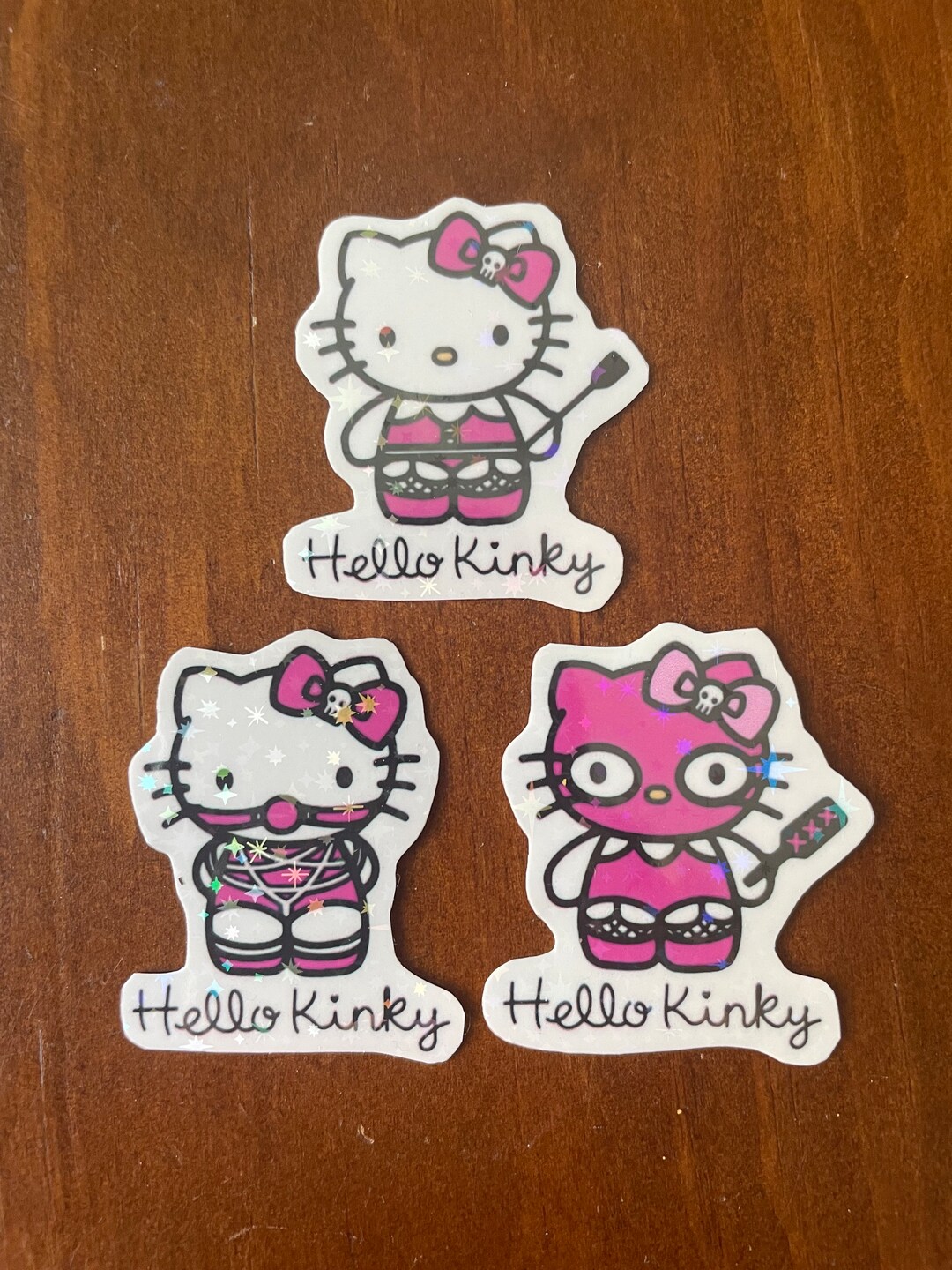 Hello Kinky Kitty With Words or Without Sticker Kink Bdsm Support Sex ...