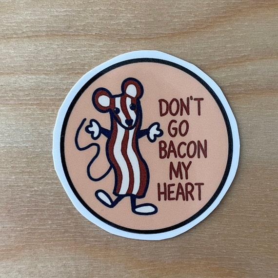 Bacon Mouse Sticker Vinyl Laminated Decal Rodent Mice Rat - Etsy