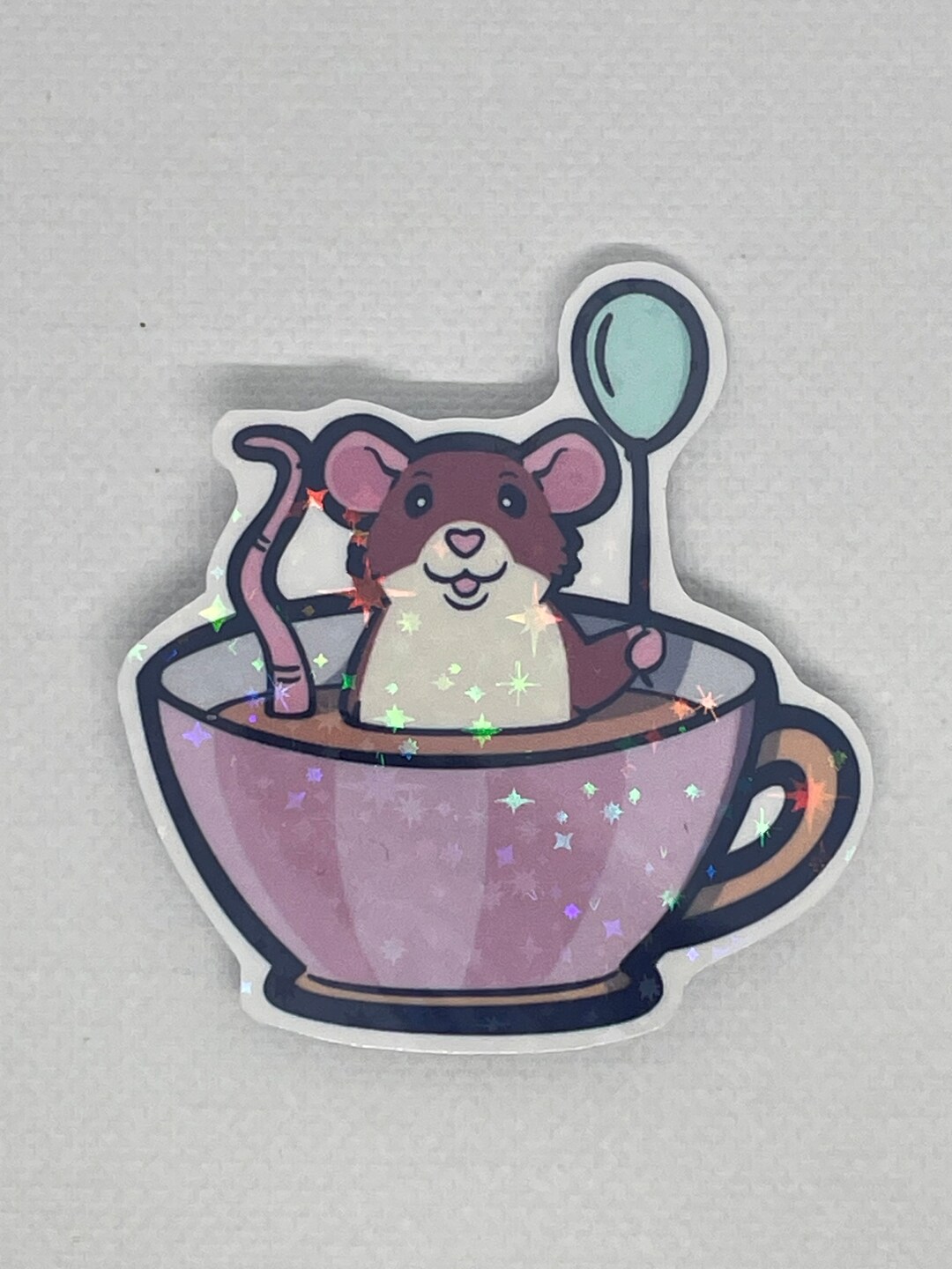 Teacup Rat Any 6 Stickers for 15.oo Mouse Vinyl Decal Cute Rodent Mice ...