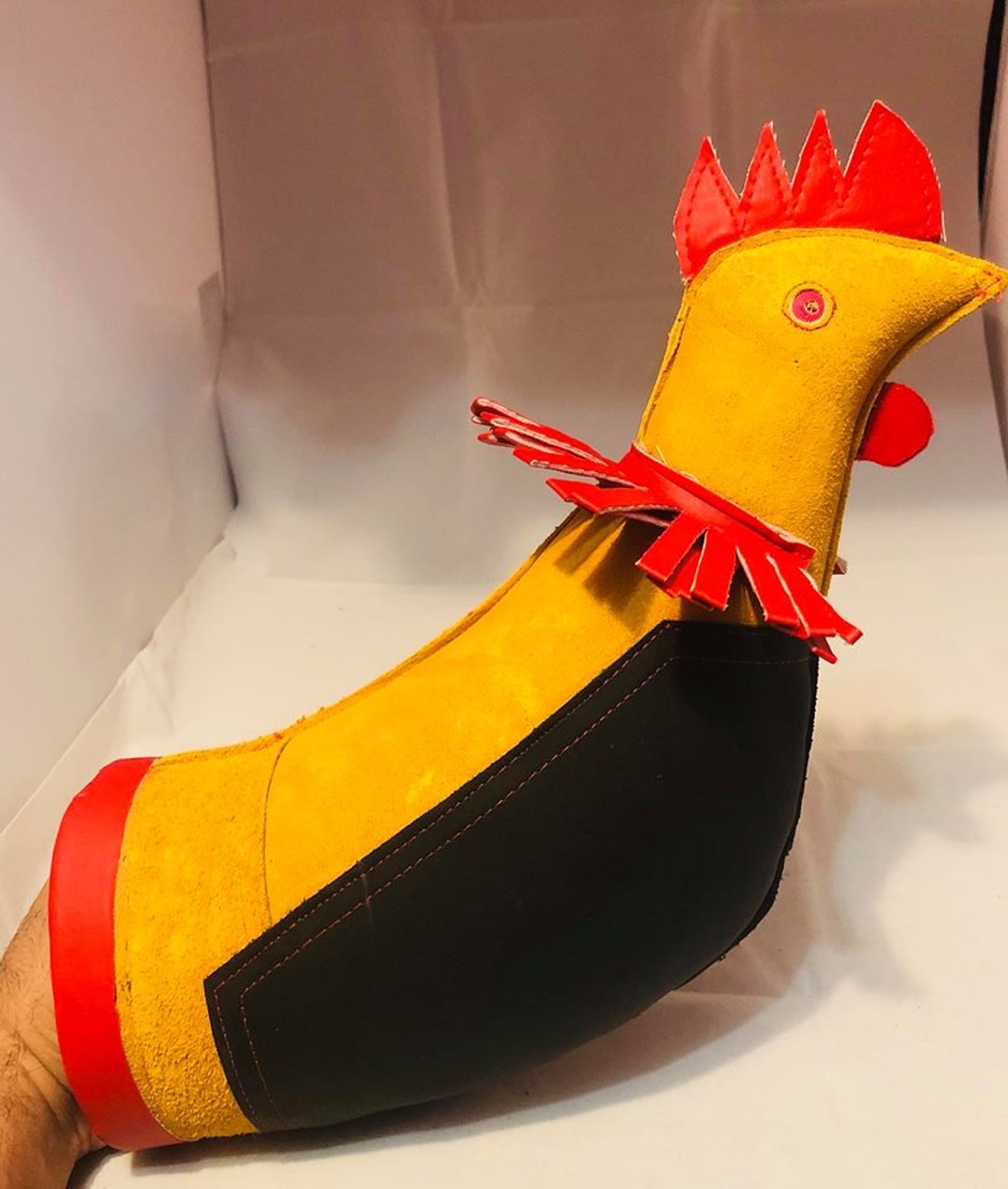 Gamefowl Gallos/rooster/chicken Leather Dummy Mona De Cuero - Etsy