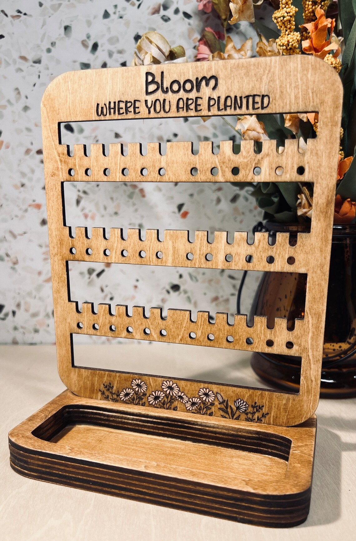 Earring Holder With Tray, Earring Display Stand, My First Earrings ...