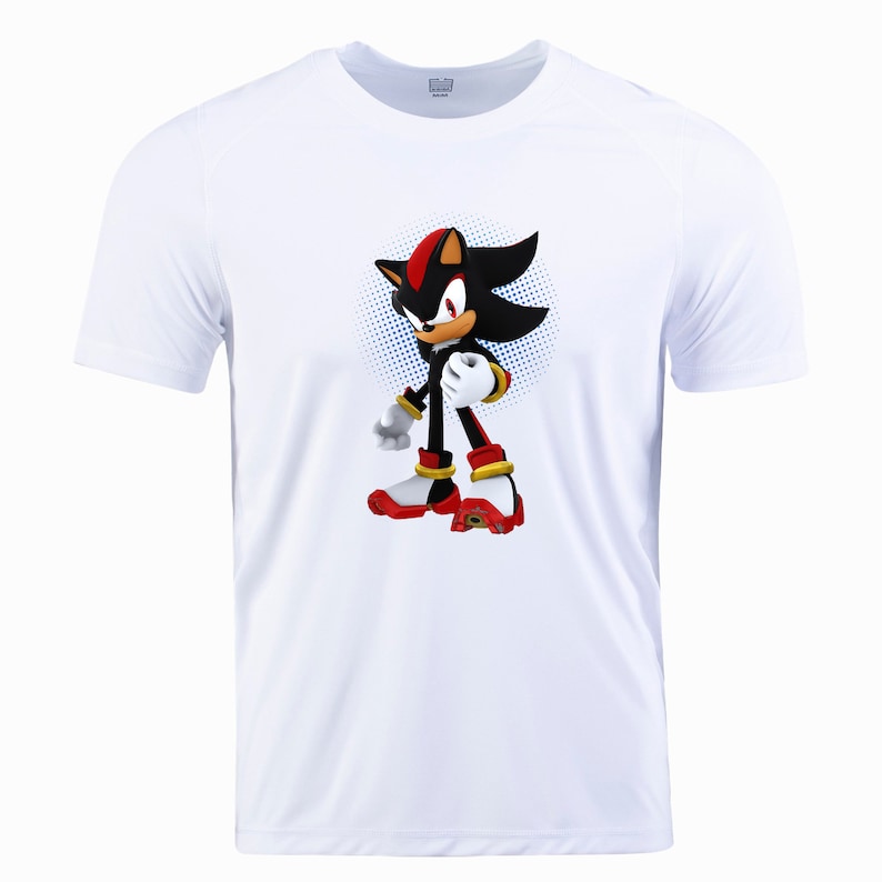 Shadow the Hedgehog T-shirt Customizable - Etsy