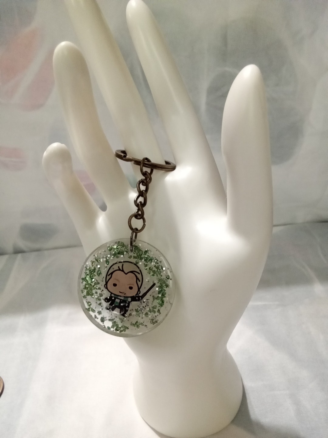 Resin Harry Potter's Draco Malfoy Keychain - Etsy