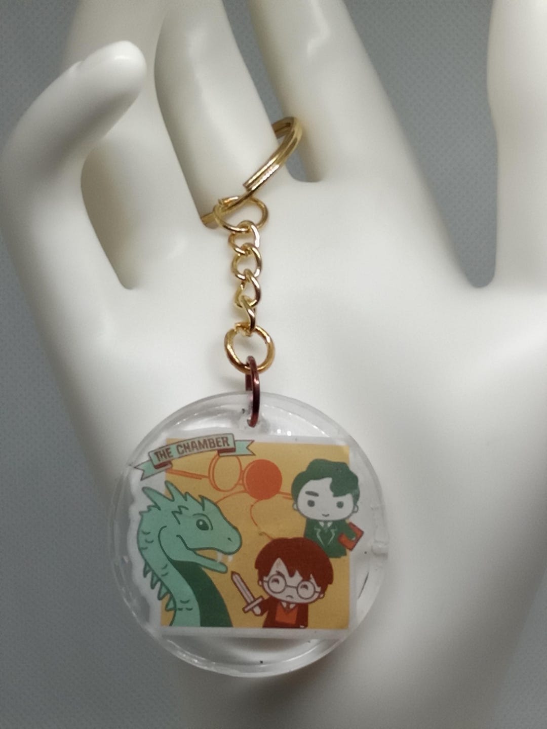 Resin Harry Potter's the Chamber of Secrets Keychain - Etsy