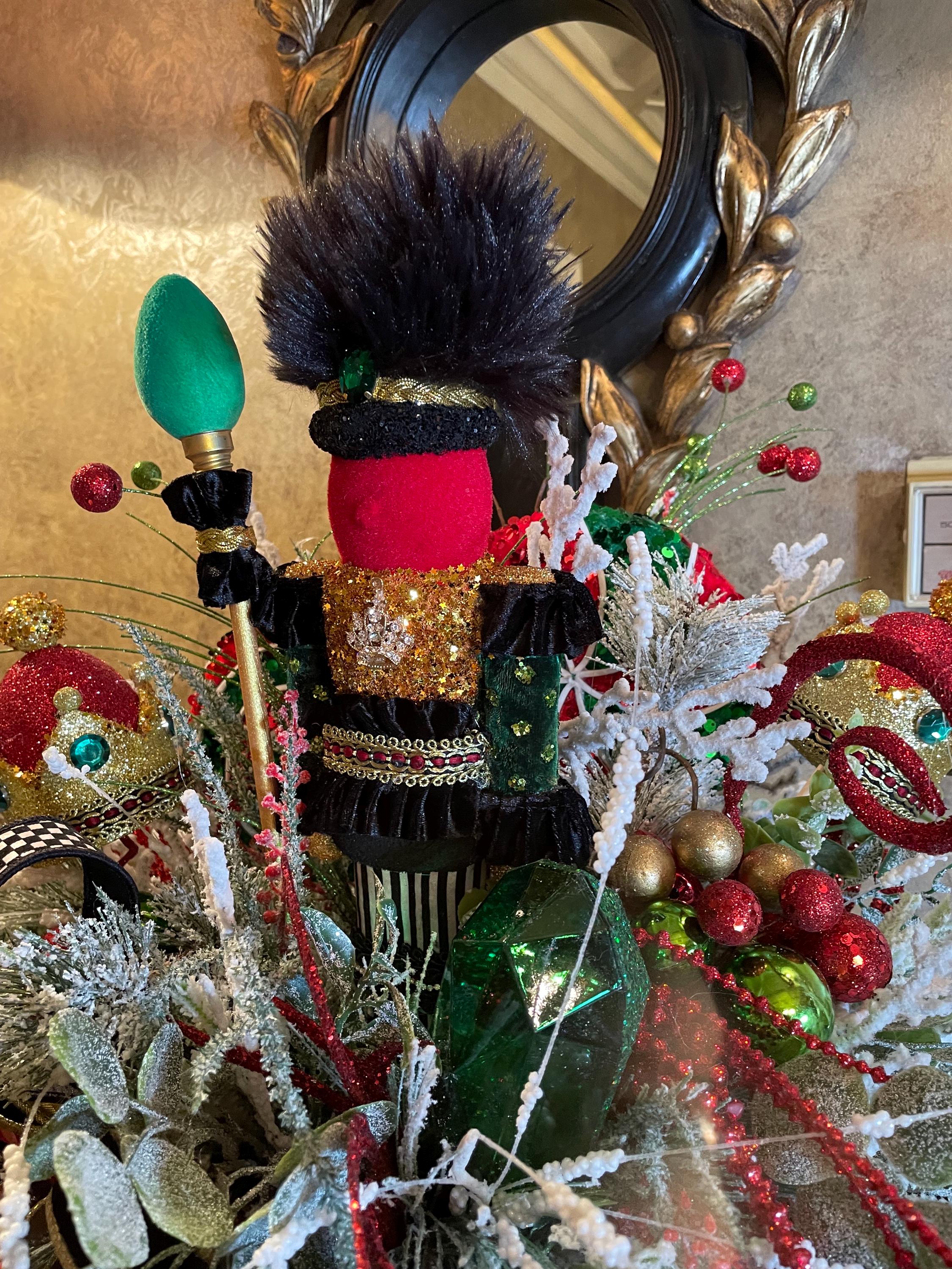 Holiday Nutcracker Drum Centerpiece, Christmas Centerpiece, Festive ...