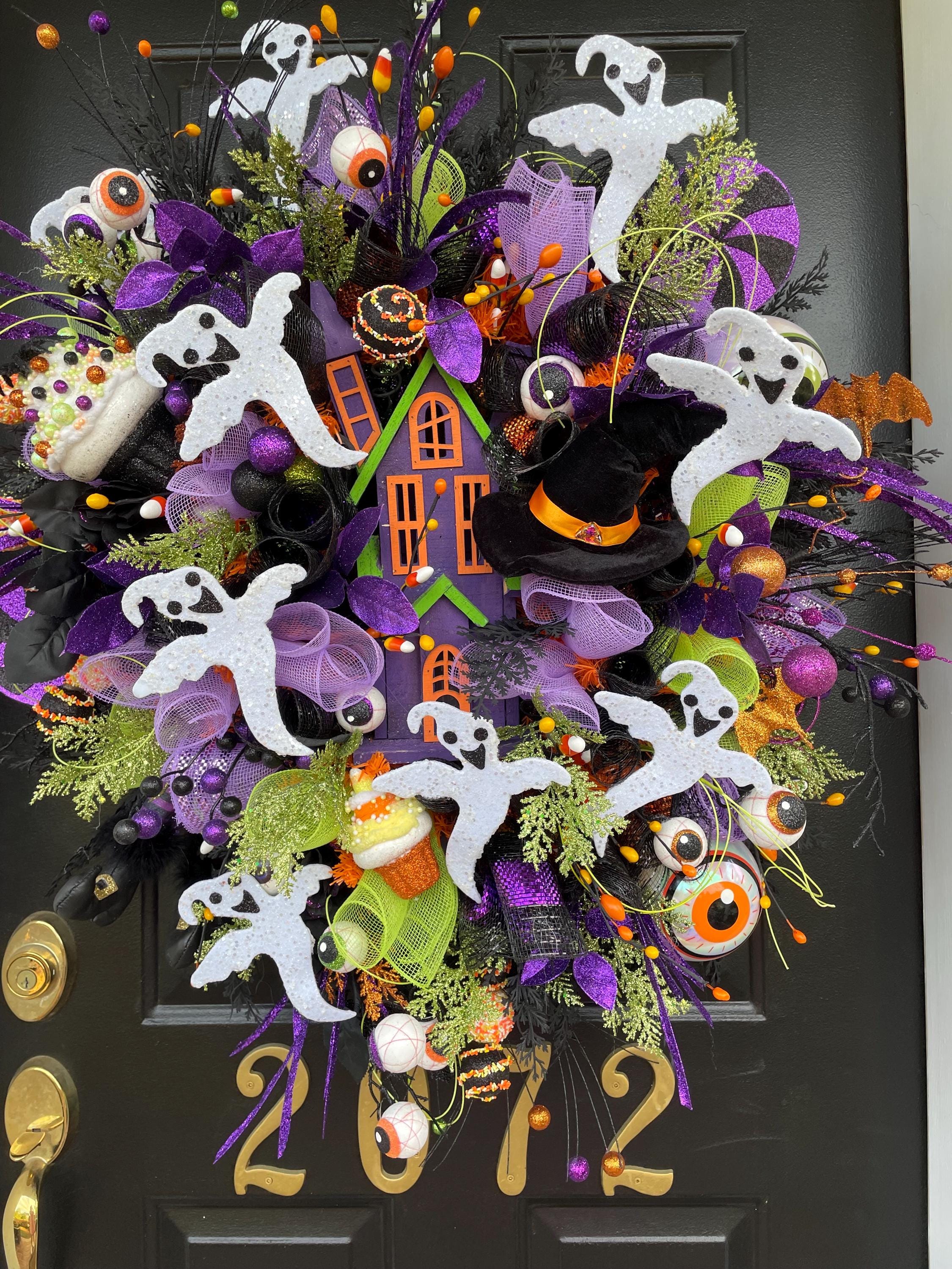 Ghostly Haunted Lighted LED House Has Its Eyeballs on YOU! Hauntingly ...