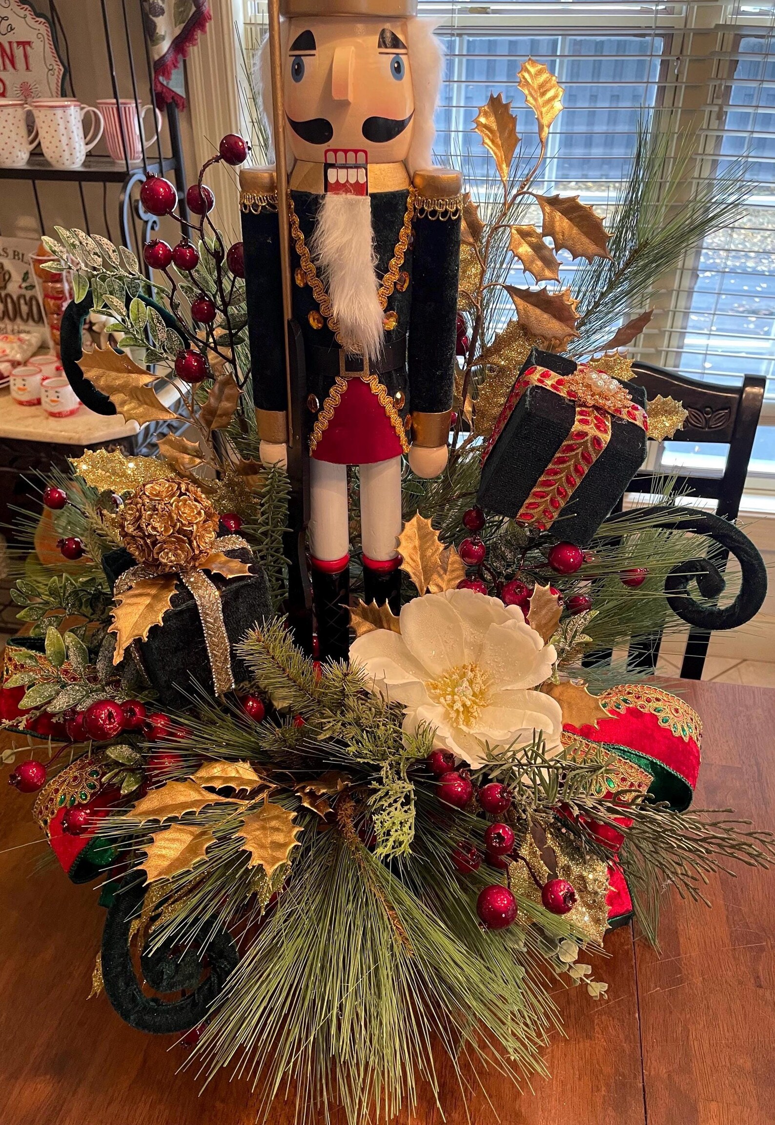 Luxury Nutcracker Drum Centerpiece - Etsy