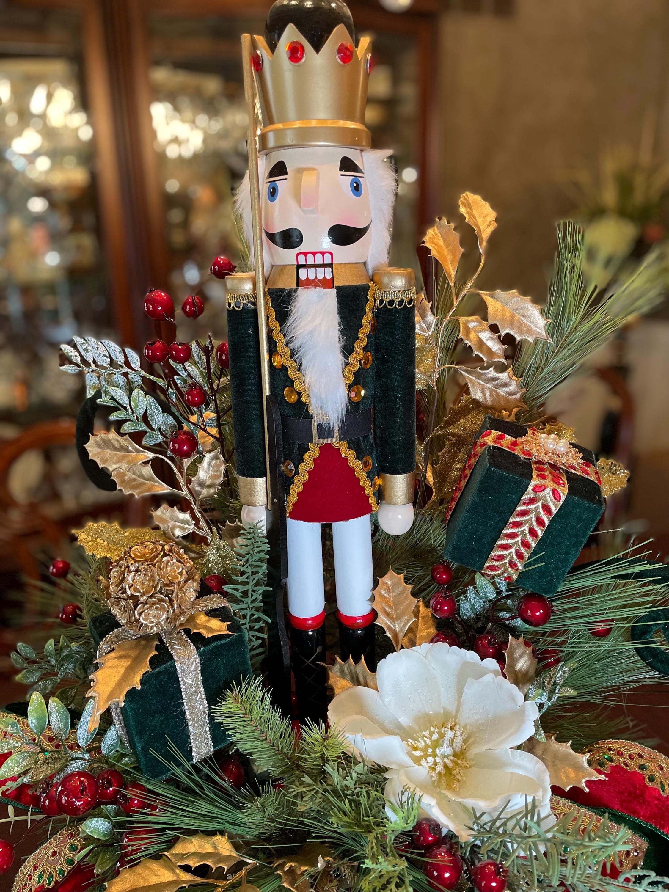 Luxury Nutcracker Drum Centerpiece - Etsy