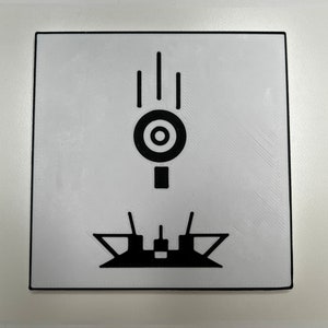 Portal Inspired Coasters - Etsy