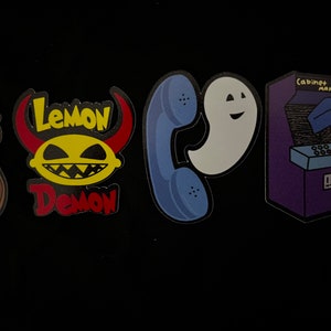 Lemon Demon Inspired Stickers - Etsy