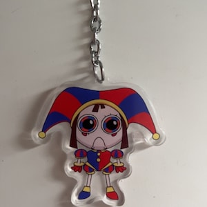 Pomni Sad Keychain - Etsy