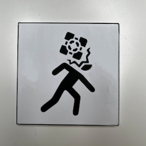 Portal Inspired Coasters - Etsy