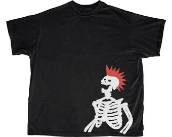 Y2k Skeleton Tshirt - Etsy
