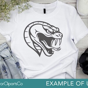 Snake Head Svg, Angry Snake Clipart, Snake Png, Dxf, Eps, Viper, Python ...