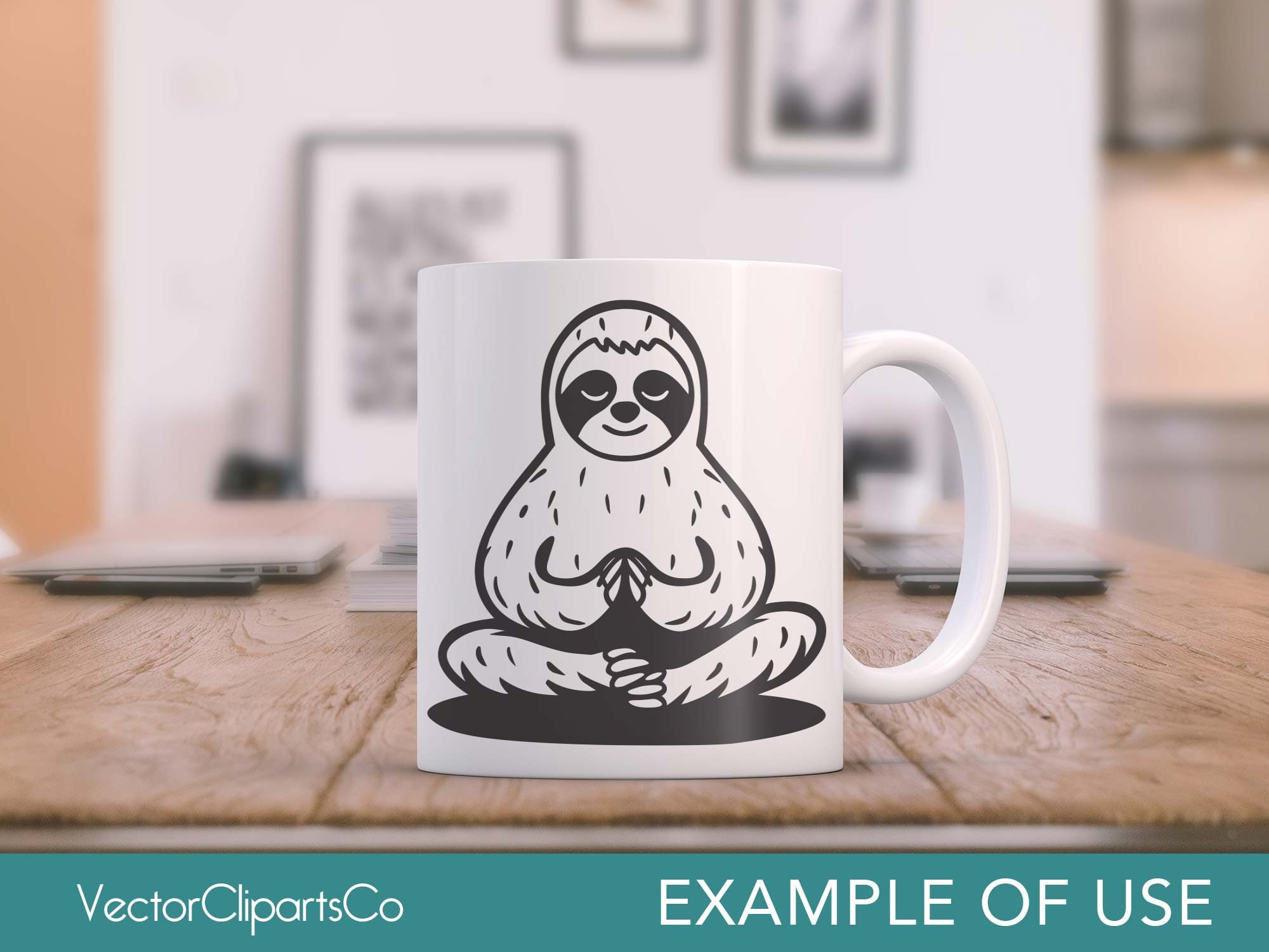 Cute Sloth Svg Meditating Sloth Yoga Sloth Funny Sloth - Etsy