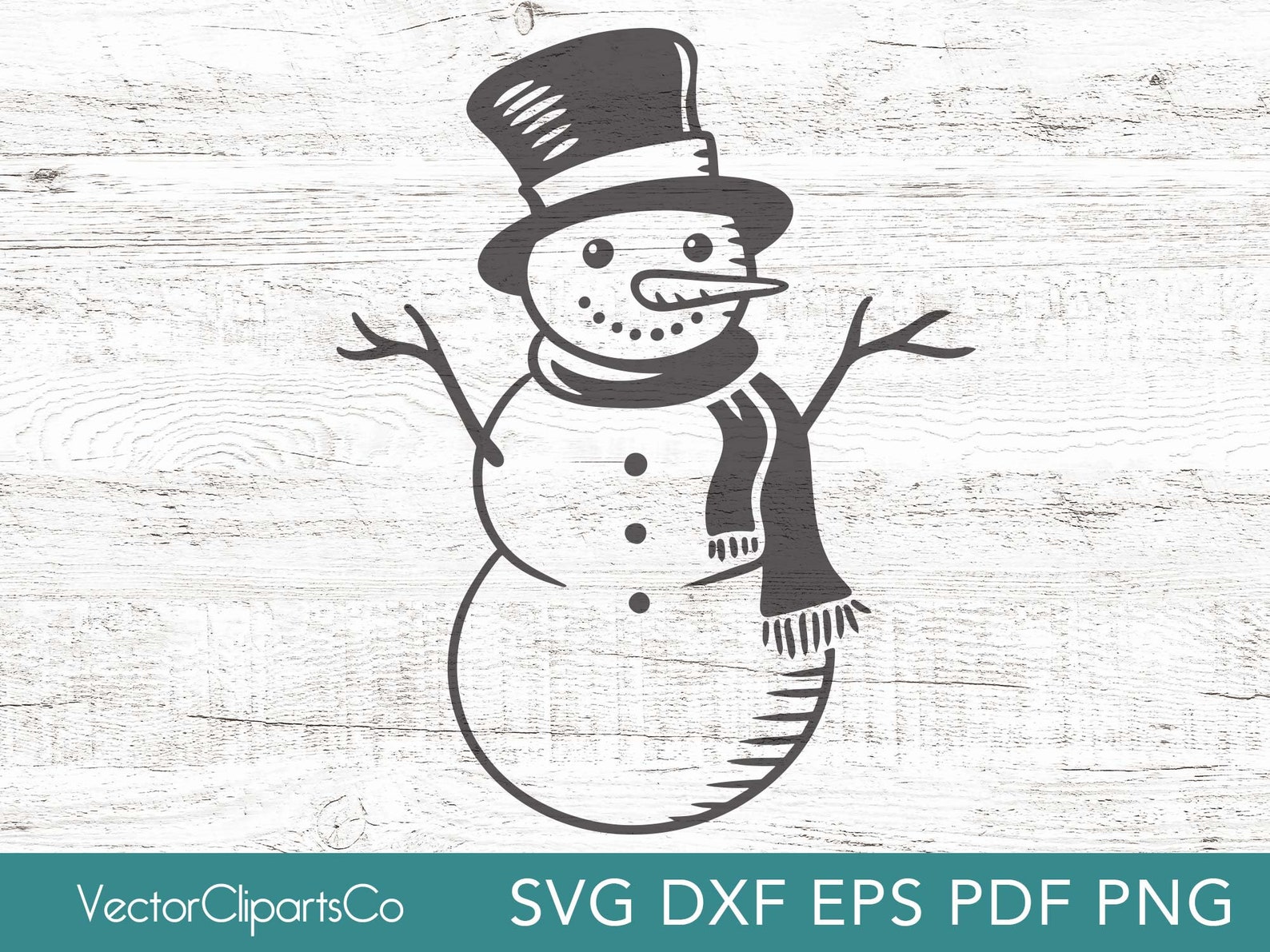 Snowman Svg, Christmas Vector Clipart, Winter Snowman Png, Single ...
