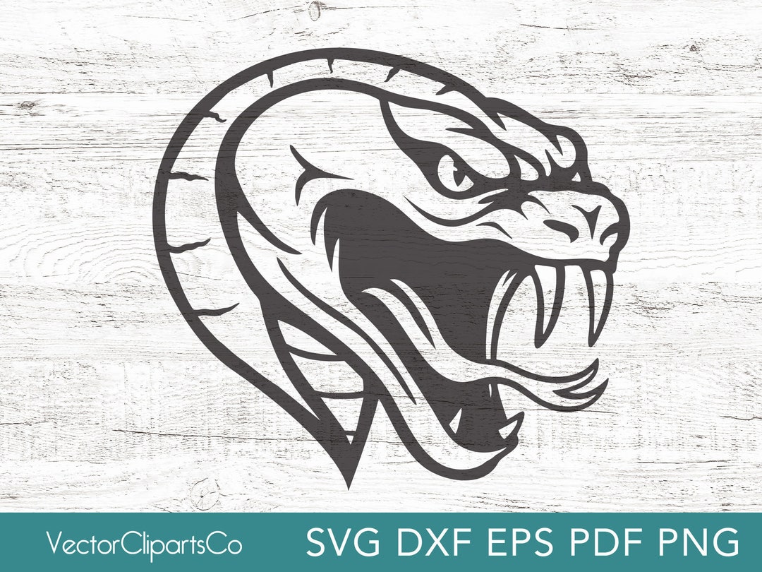 Snake Head Svg, Angry Snake Clipart, Snake Png, Dxf, Eps, Viper, Python ...