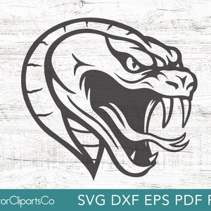 Snake Head Svg, Angry Snake Clipart, Snake Png, Dxf, Eps, Viper, Python ...