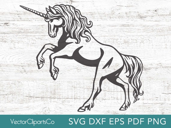 Unicorn Svg Unicorn Clipart Unicorn Png Vector Cut File - Etsy