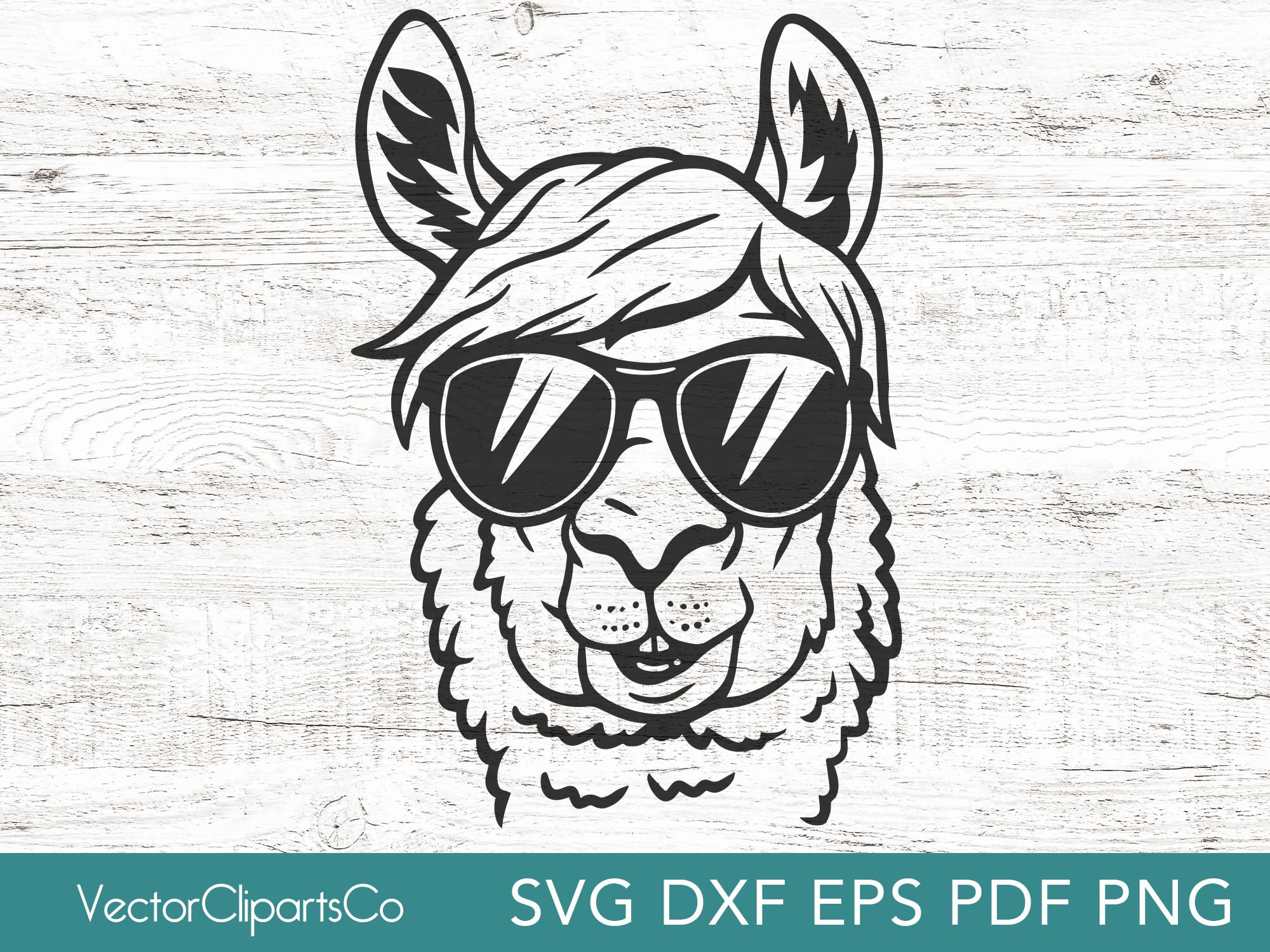 Alpaca Silhouette Clip Art