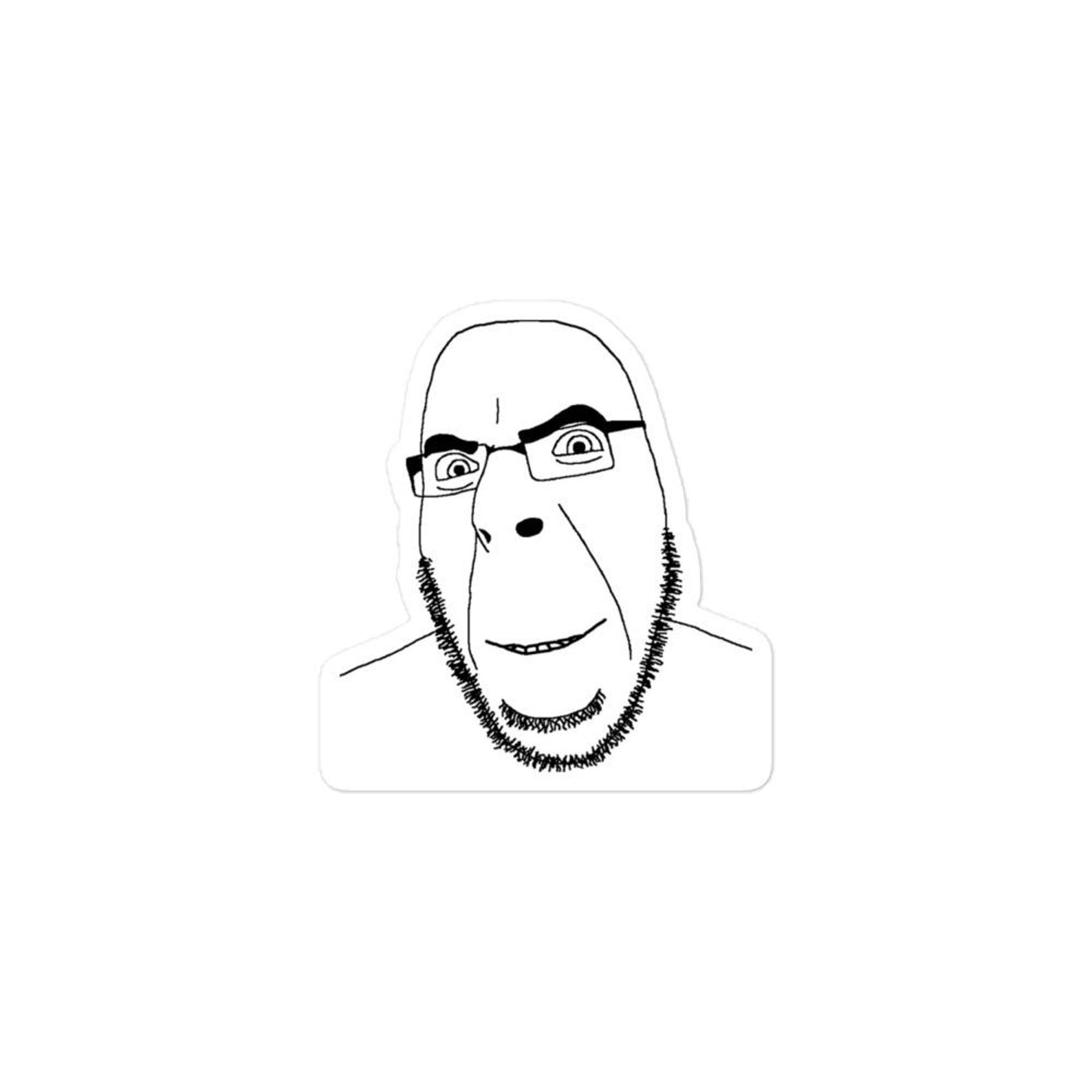 Wojak Stickers / Cobson / Squirreljak / Chudjak / Chud / Soyjak ...