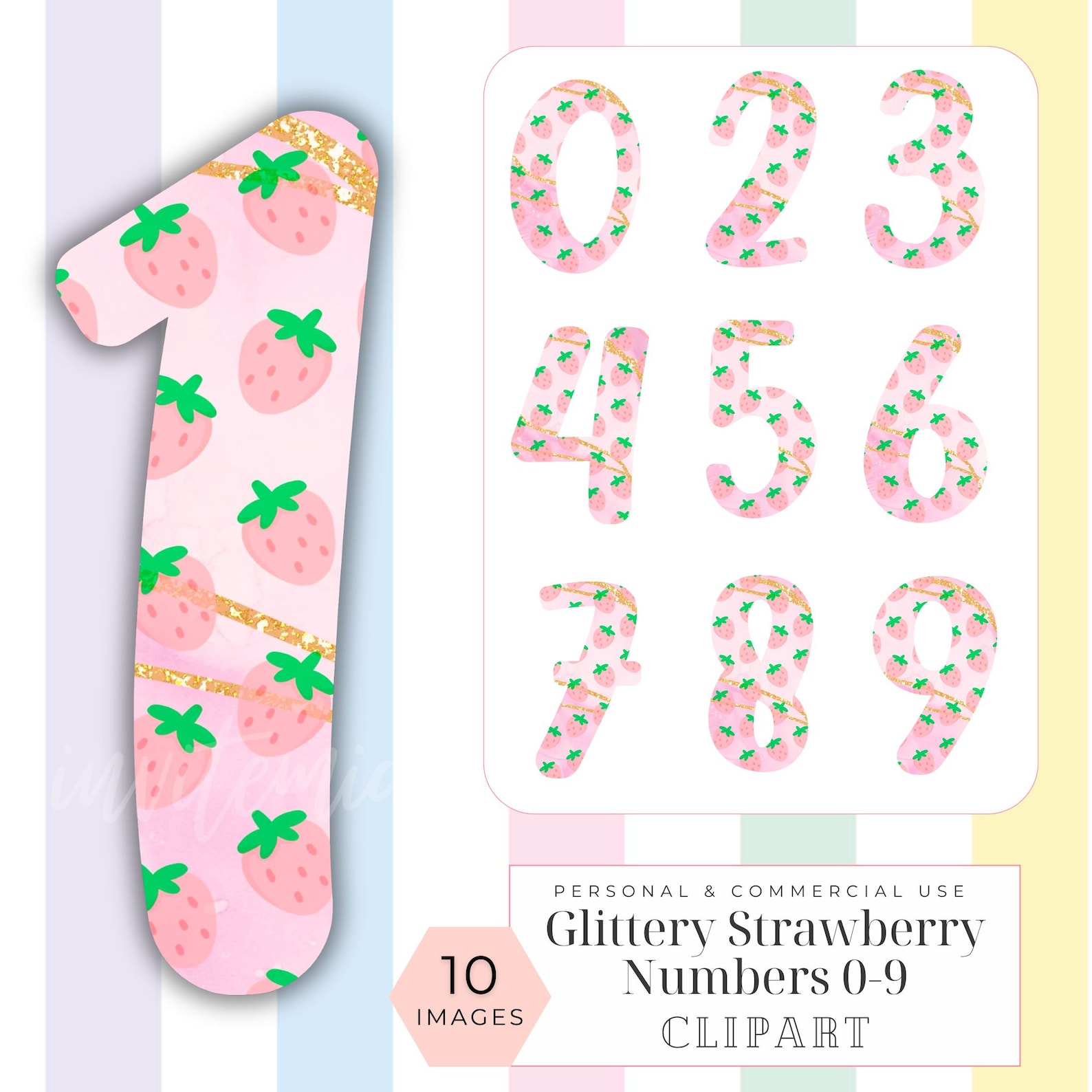 Berry Numbers 1 2 3 0 to 9 Png, Berry First Birthday, Sweet One ...