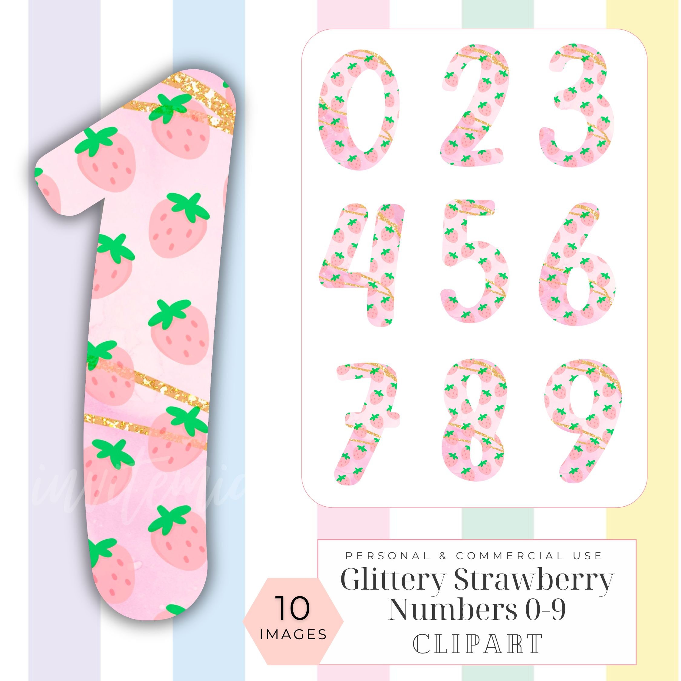 Berry Numbers 1 2 3 0 to 9 Png, Berry First Birthday, Sweet One ...