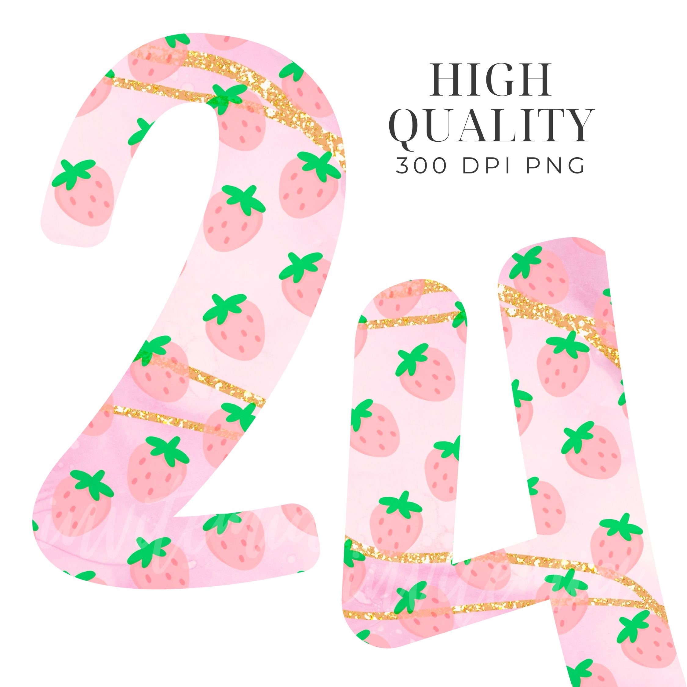 Berry Numbers 1 2 3 0 to 9 Png, Berry First Birthday, Sweet One ...