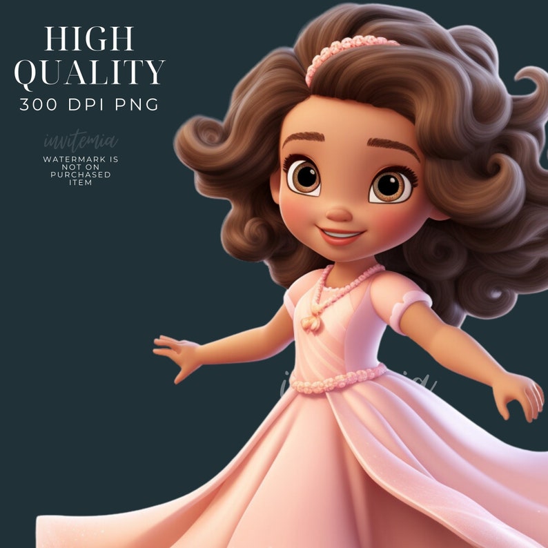 Latin Princess Image Clip Art Png, Pink Birthday Fairy Image, African ...