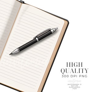 Open Journal PNG Blank Diary Notebook Images Book Border Clipart the ...