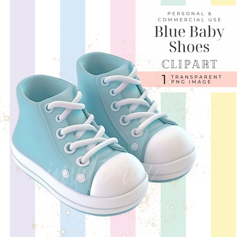 Baby Booties Clipart, Shower Clipart Boy, Blue Baby Shoes, Cute Baby ...