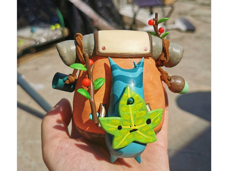 Legend of Zelda Korok Figurine With Backpack Tears of Kingdom - Etsy