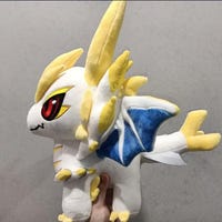 Monster Hunter Mizutsune Plush Doll Bubble Fox Dragon Cotton Toy MH MHR ...