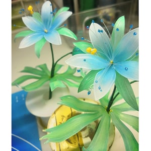 Silent Princess Flower, Handmade Watercolor Coloring Cosplay Prop ...