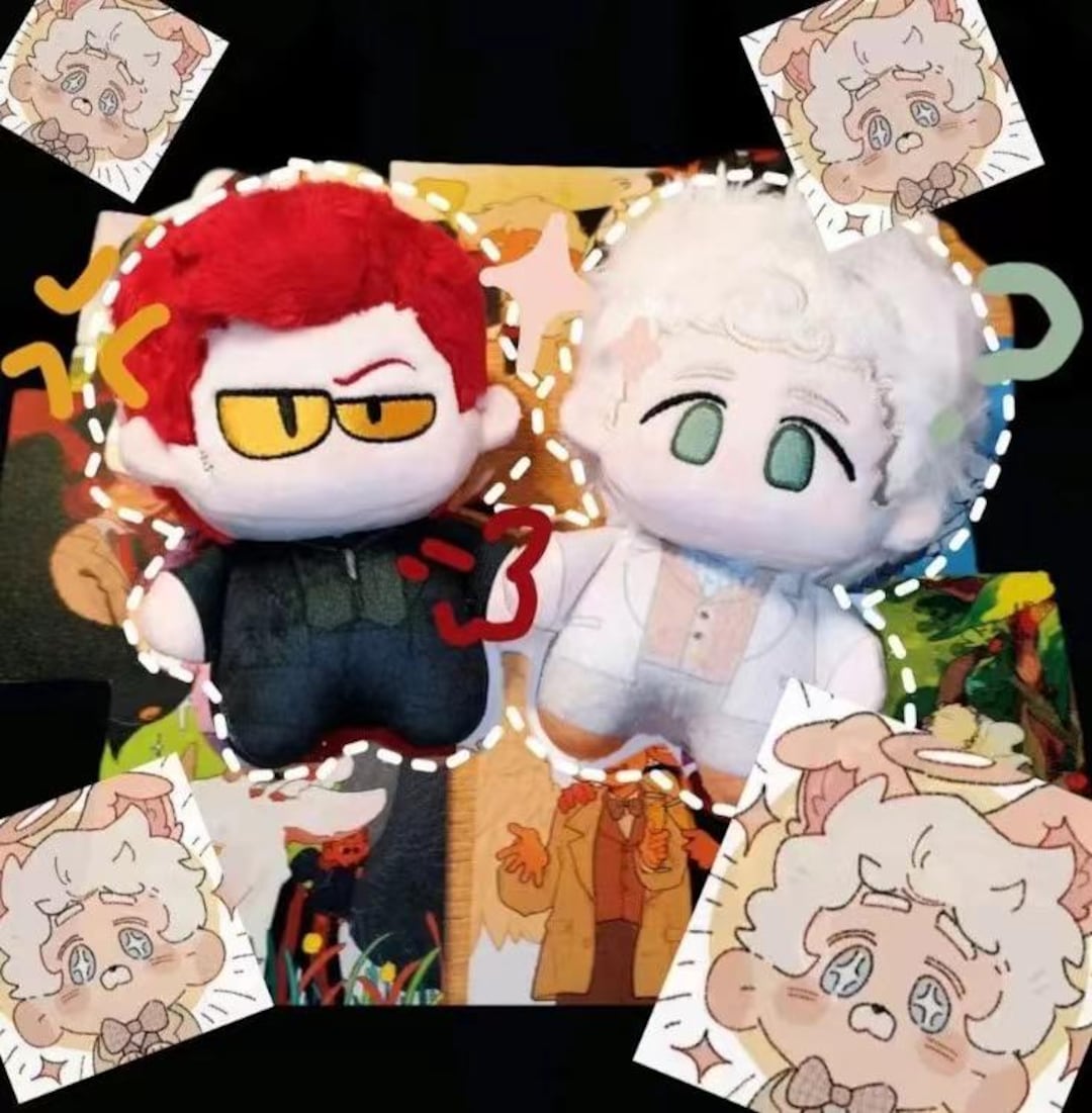 15cm Crowley & Aziraphale Inspired by Good Omens, Good Omens Inspired ...