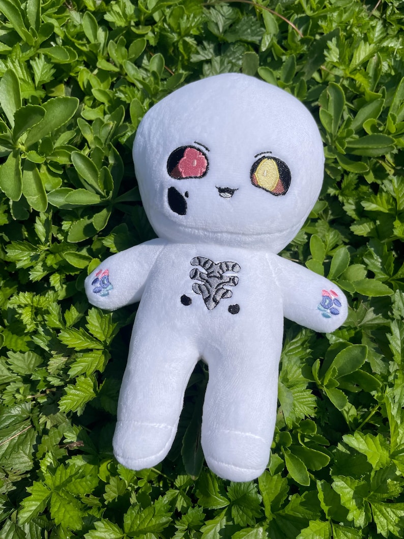 Undertale Sans-inspired Plush – 20cm Handmade Cotton Skeleton Doll ...
