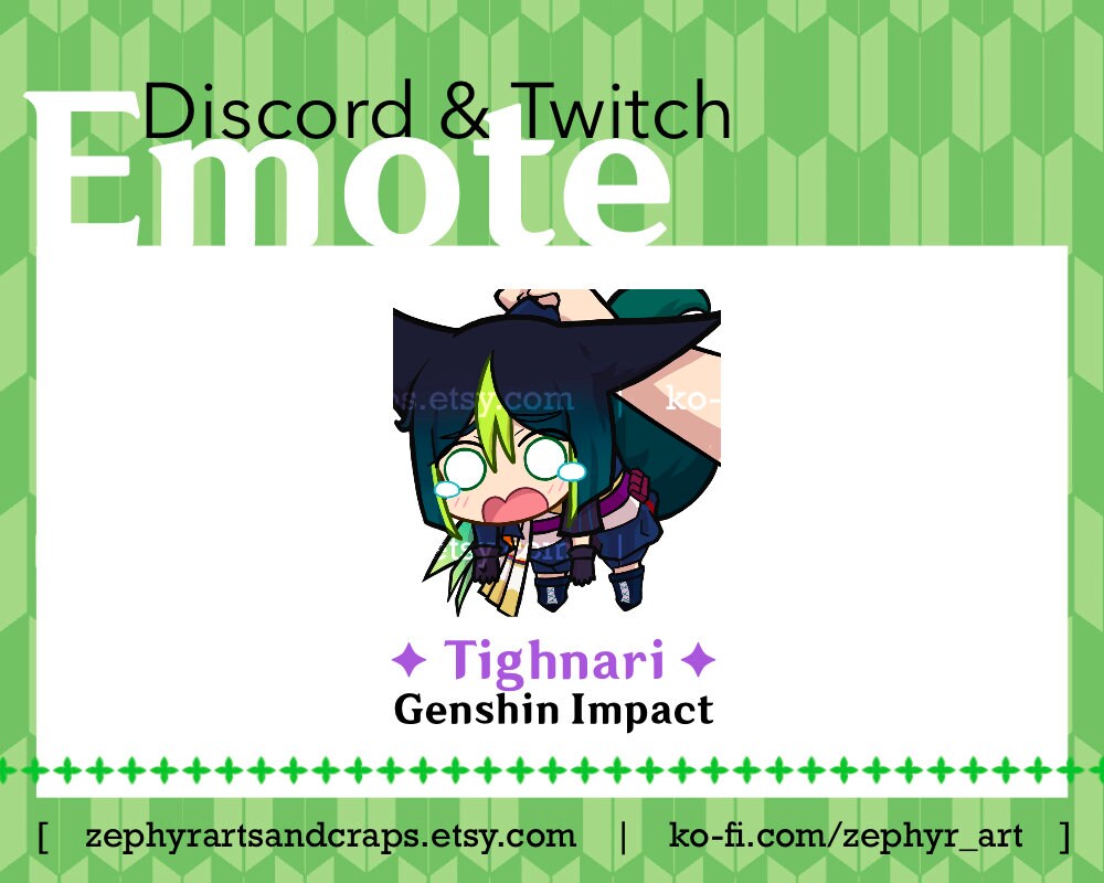 Genshin Impact Tighnari Emote Grab - Etsy