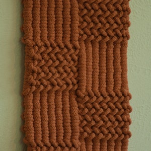 Square Patches Macrame Textile Handwoven Wall Art Customizable - Etsy