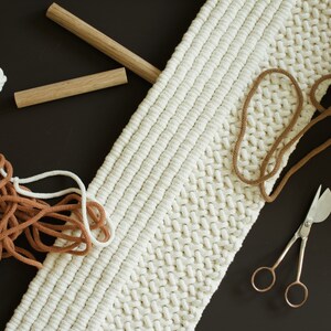 Vertical Texture Macrame Textile Handwoven Wall Art - Customizable - Etsy