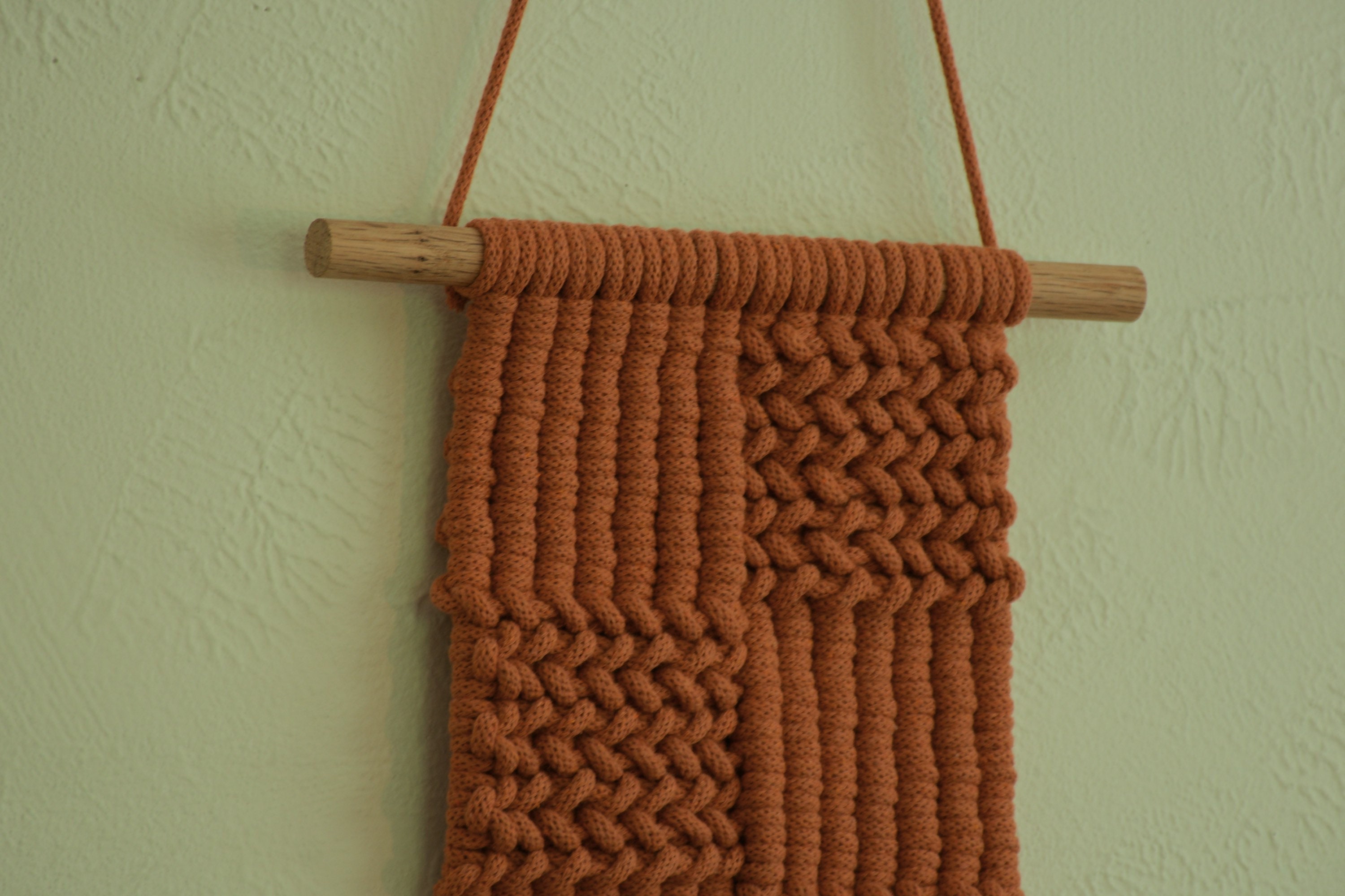 Square Patches Macrame Textile Handwoven Wall Art Customizable - Etsy